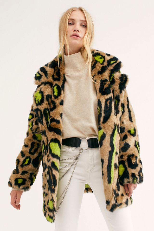 Chloe Faux Fur Coat | Free People