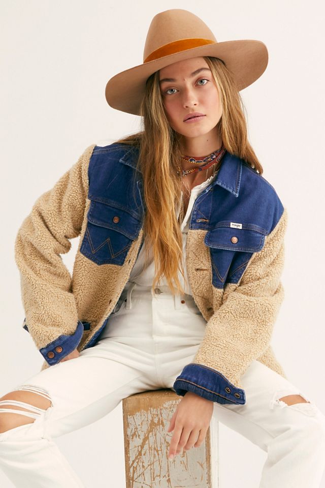 Oversized Sherpa Patch Jacket | Free People
