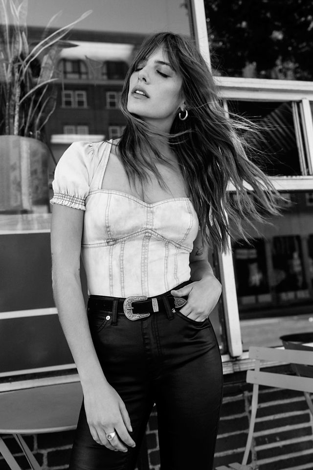 We The Free Clover Canyon Denim Top | Free People