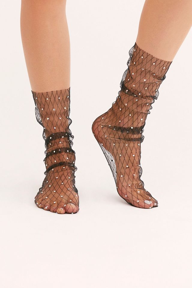 Crystal Mesh Socks | Free People