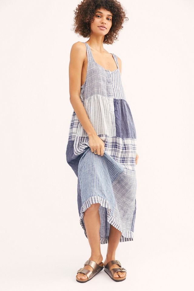 Patchwork Midi Dress | Free People