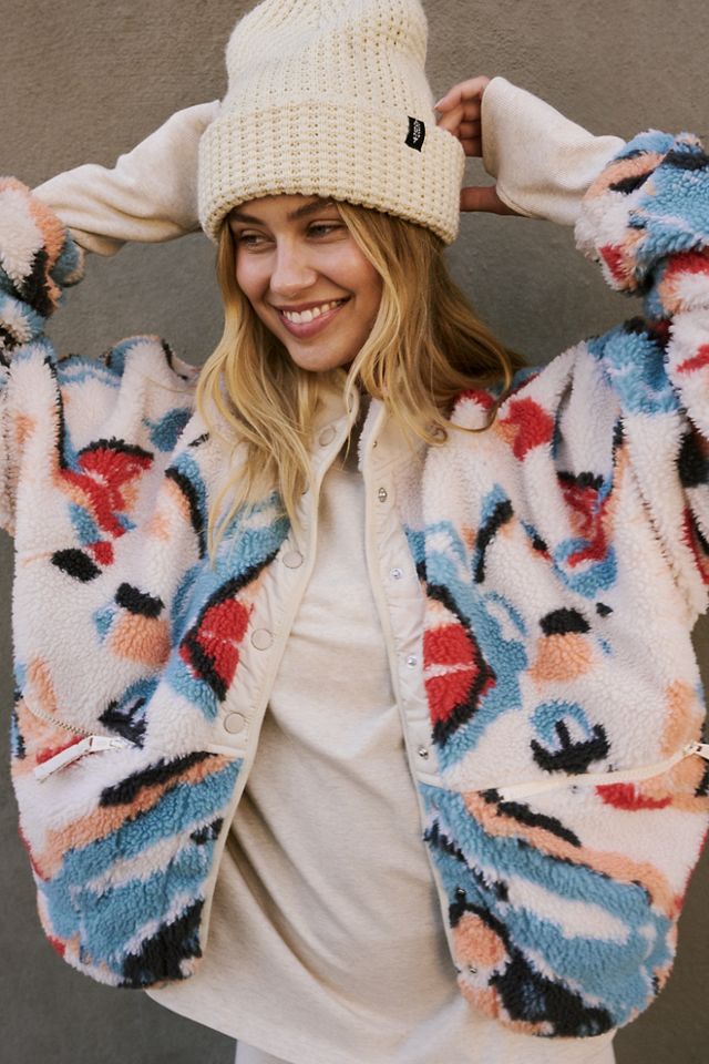 Hit The Slopes Printed Fleece Jacket | Free People