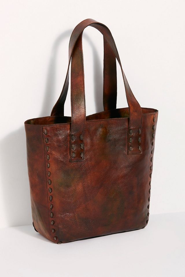 Stevie Distressed Leather Tote | Free People