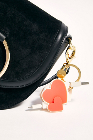 Hearts Retractable Keychain | Free People UK