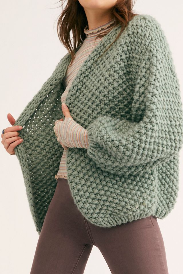 Pearl Pattern Big Cardi | Free People