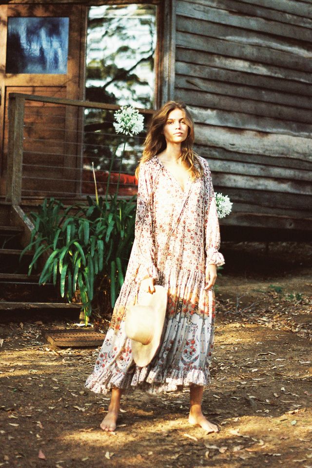 Feeling Groovy Border Print Maxi Dress | Free People