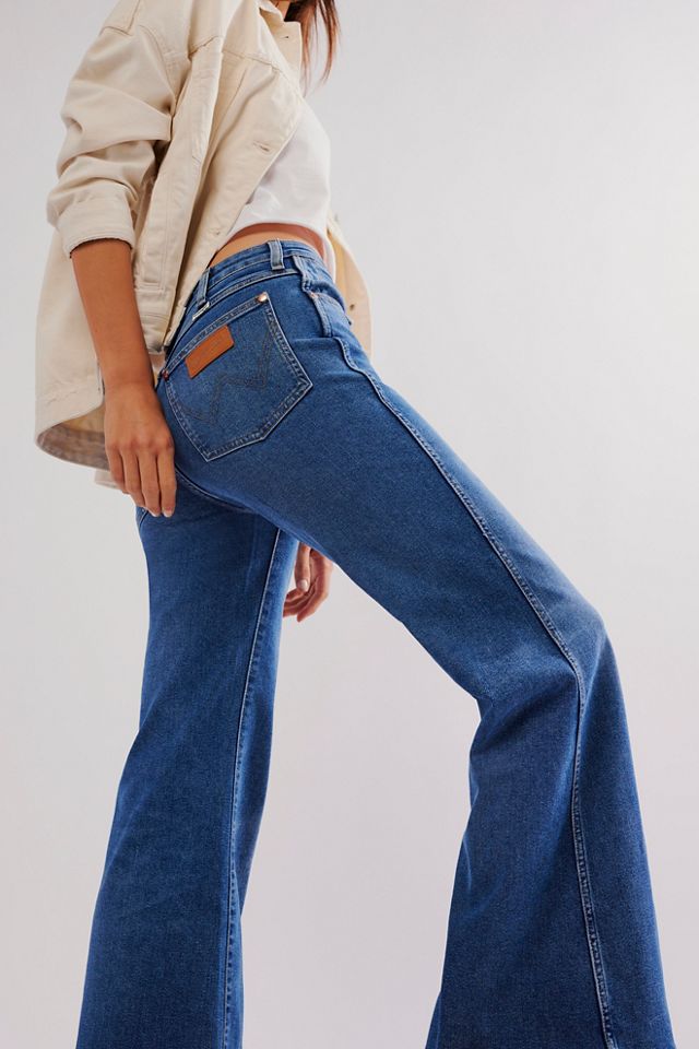 Wrangler Wanderer High Rise Flare Jeans | Free People