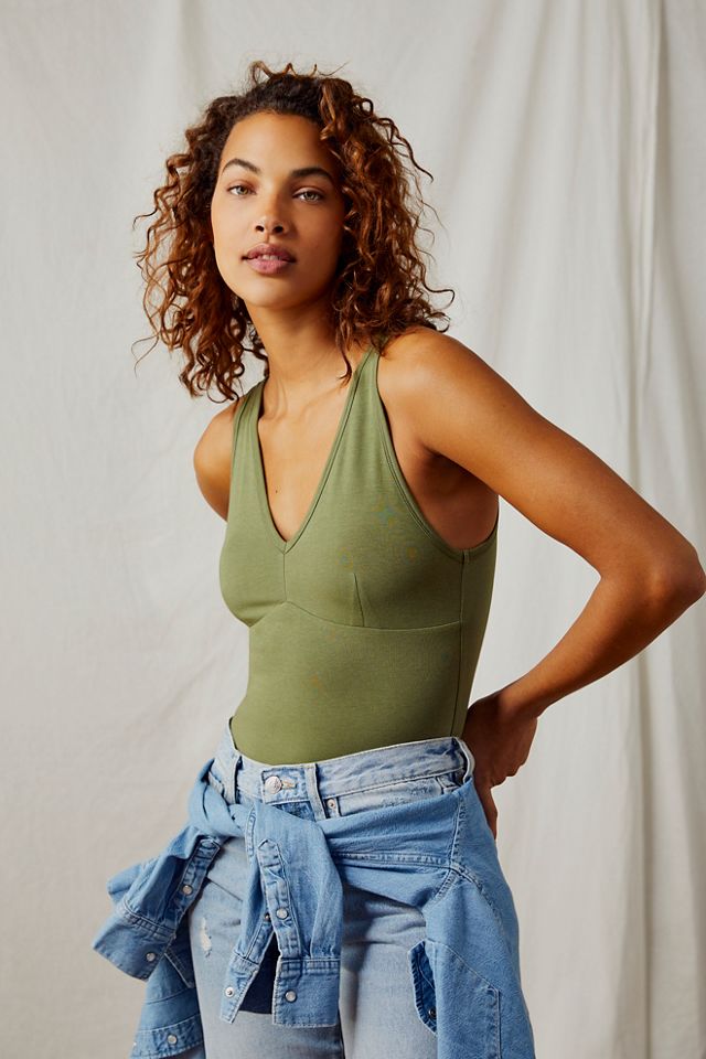 The V-Neck Bodysuit | Free People