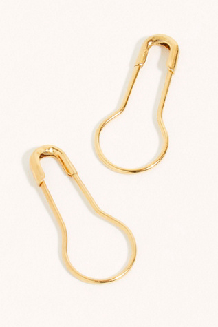 Oxbow Safety Pin Earrings | Free People UK