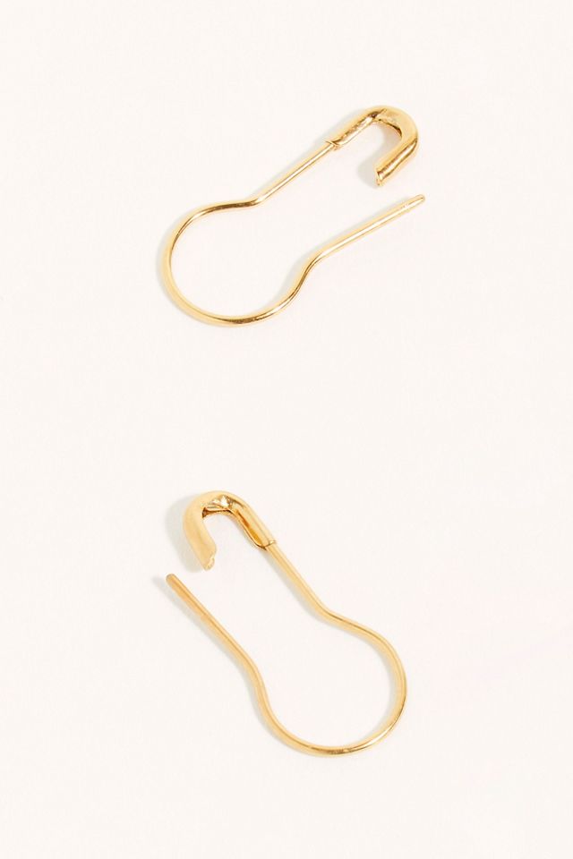 Oxbow Safety Pin Earrings | Free People UK