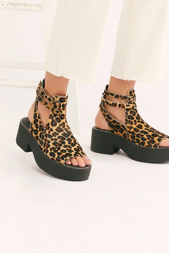 Hallie Leopard Platforms | Free People UK