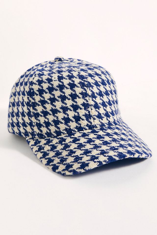 Houndstooth Baseball Hat | Free People UK