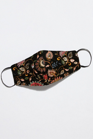 Embellished Velvet Mask | Free People