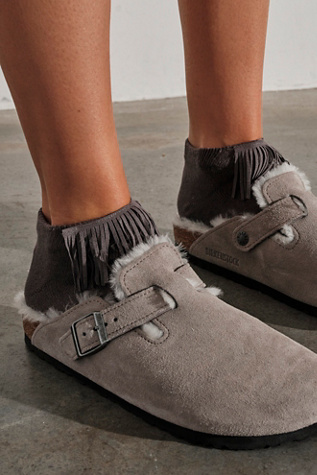 Arebesk Fringe Open Toe Grip Socks | Free People