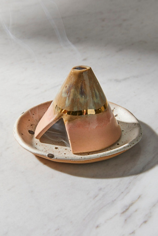Curious Clay Incense Tipi Dish | Free People