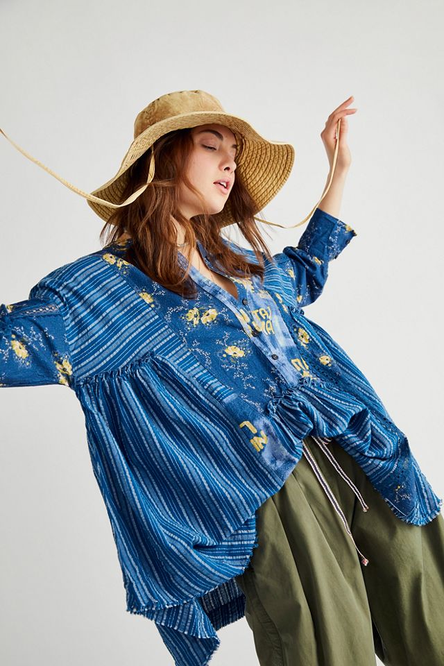 Charlie Mixed Print Tunic | Free People UK