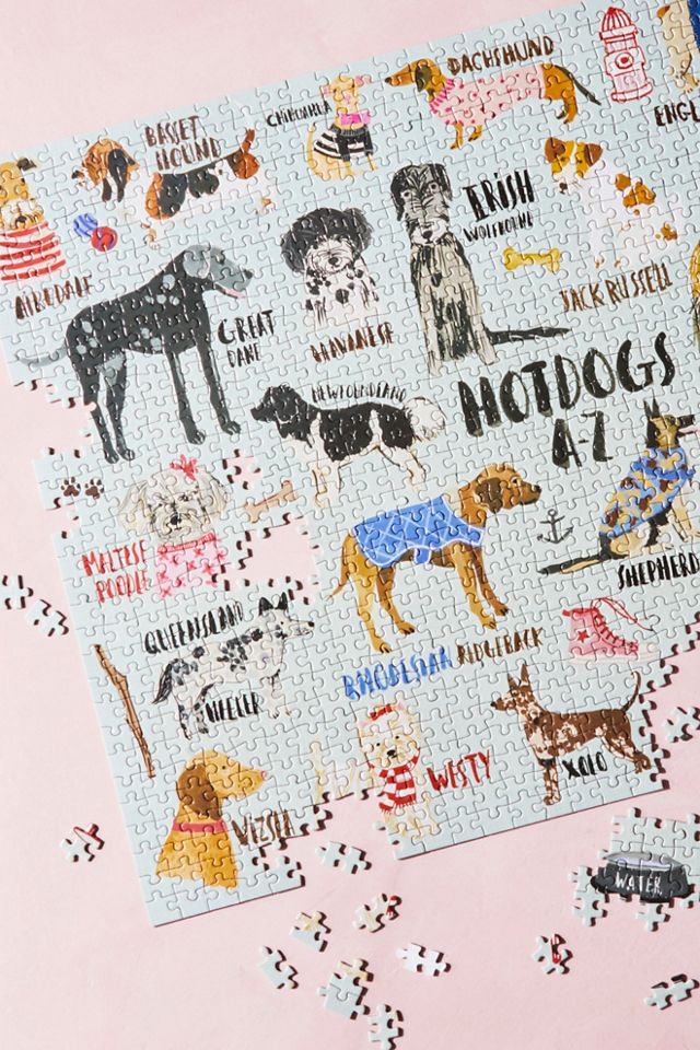 Hot Dogs A-Z 1,000-Piece Puzzle | Free People UK