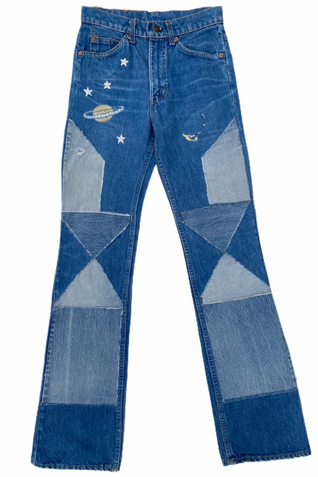 Vintage Space Patchwork Levi's Jeans Selected by Goodbye Heart | Free ...
