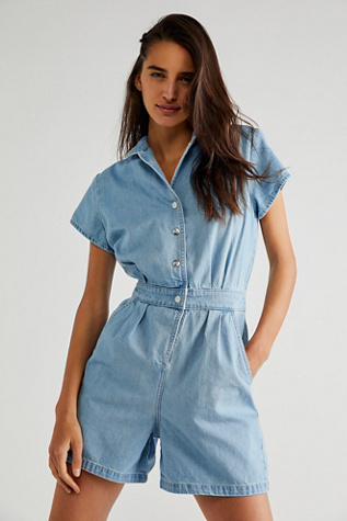 Lee Short-Sleeve Unionalls | Free People