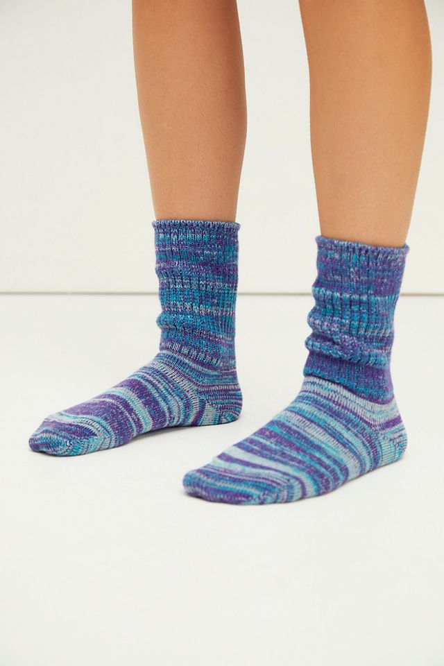 Marled Bulky Knit Scrunch Socks | Free People
