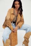 Howling Moon Suede Bomber Jacket | Free People