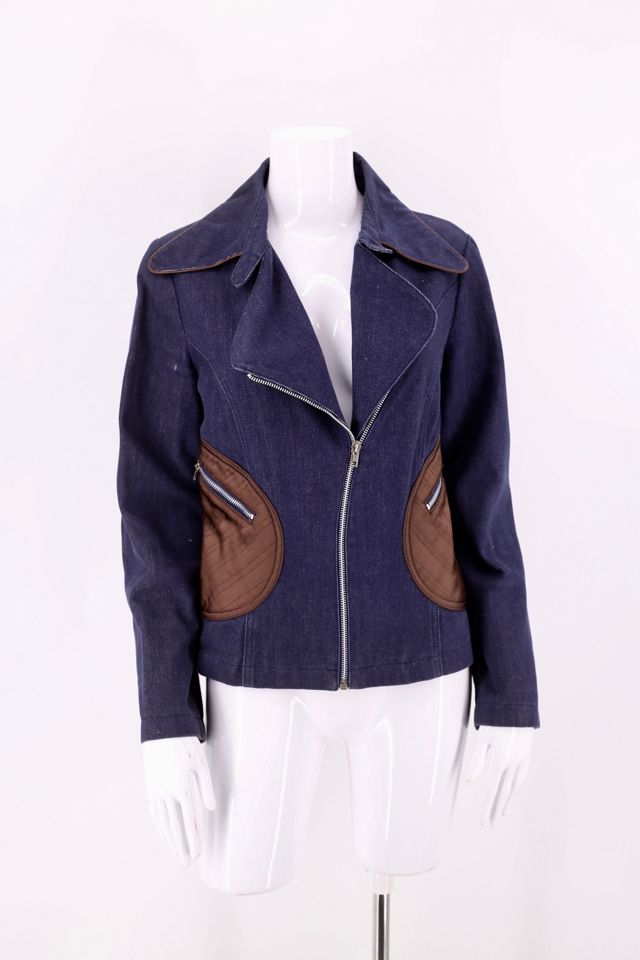 Ritual Vintage 70s Roncelli Satin And Denim Jacket | Free People