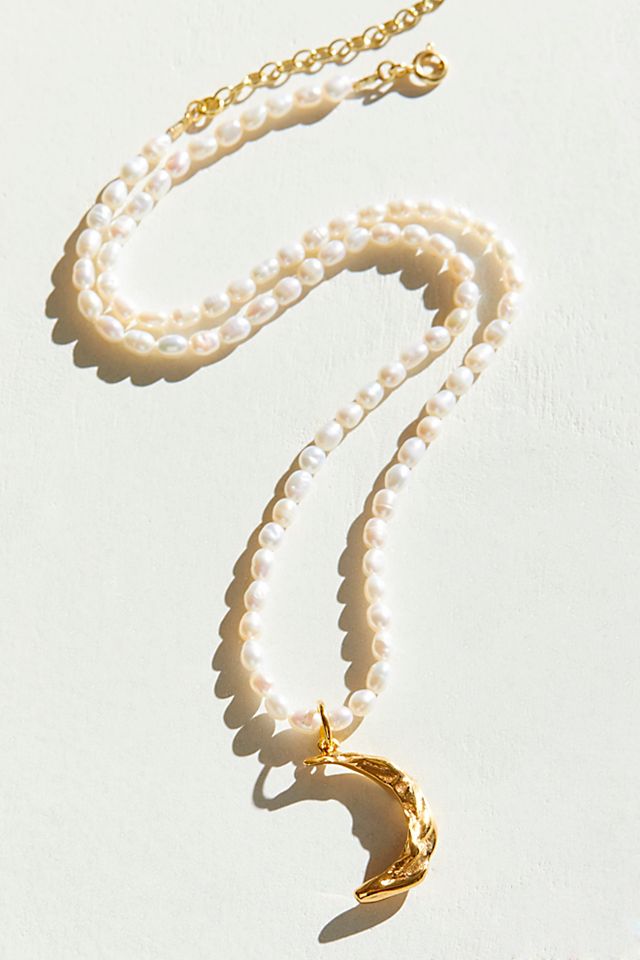 Hermina Athens Melies Pearl Necklace | Free People Hermina Athens Melies Pearl Necklace | Free People