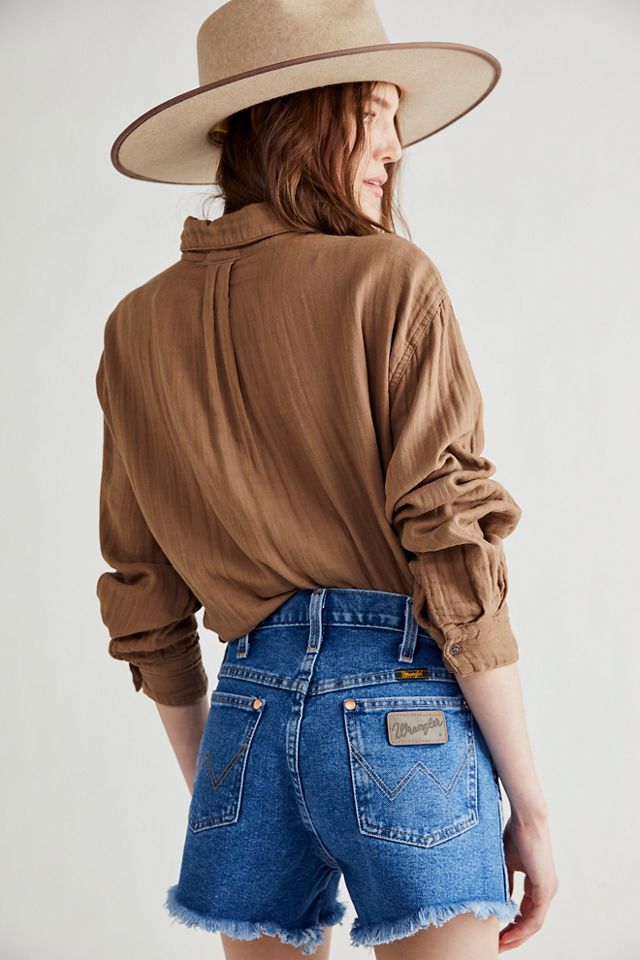 Wrangler Reworked Shorts | Free People