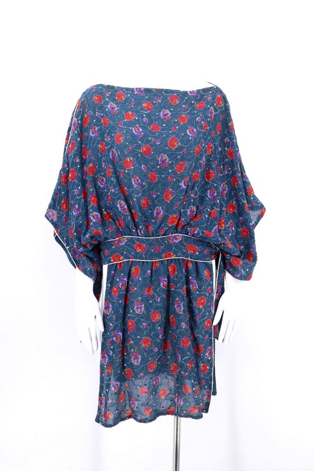 Ritual Vintage 1970s Metallic Disco Tunic Top | Free People