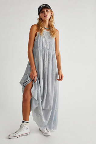 Rosalia Embroidered Apron Dress | Free People UK