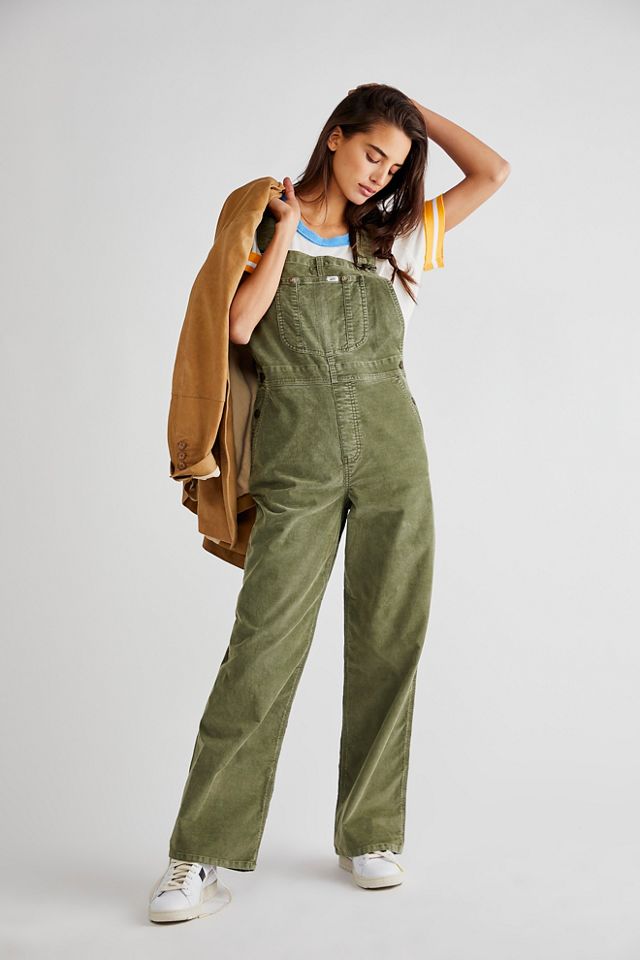 Lee Relaxed Cord Overalls | Free People UK