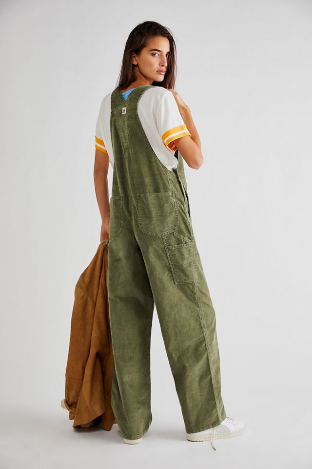 Lee Relaxed Cord Overalls | Free People UK