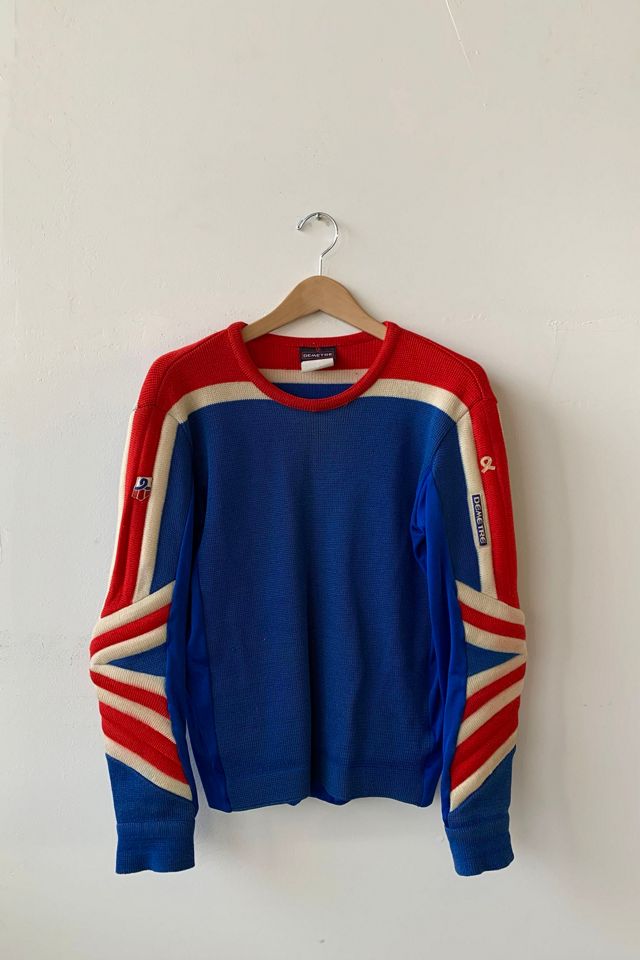1980s Padded Ski Racing Sweater Selected by Melet Mercantile | Free People