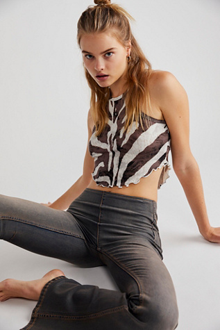Skinny Racer Crop Top | Free People