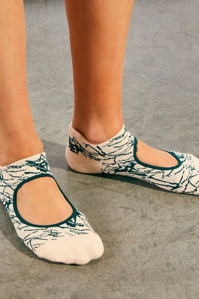 Marble Strap Grip Socks | Free People