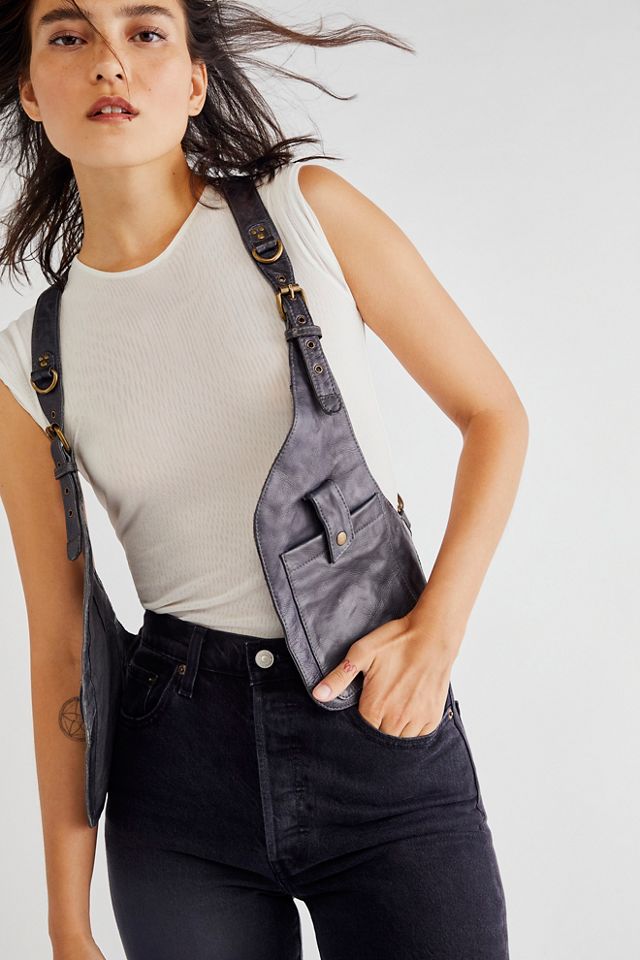 Sault Distressed Harness Bag | Free People