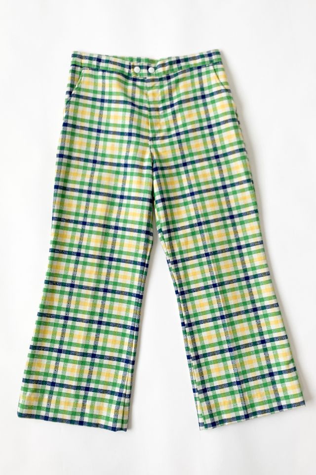 Vintage 1970s Spring Plaid Pants Selected by Raleigh Vintage | Free People