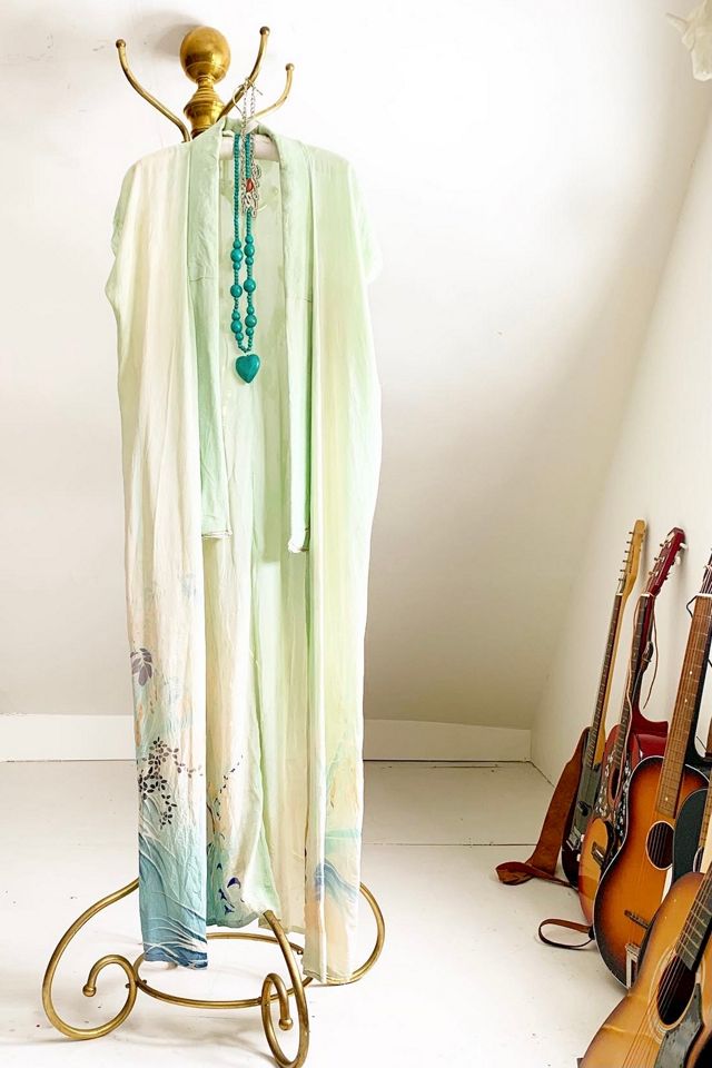 Anna Corinna Minty Reworked Kimono | Free People