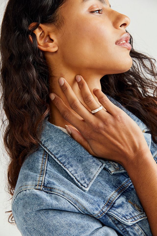 Checker Band Ring | Free People UK