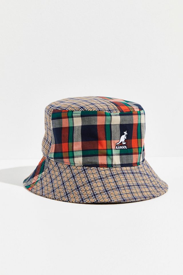 Kangol Plaid Mash-Up Bucket Hat | Free People