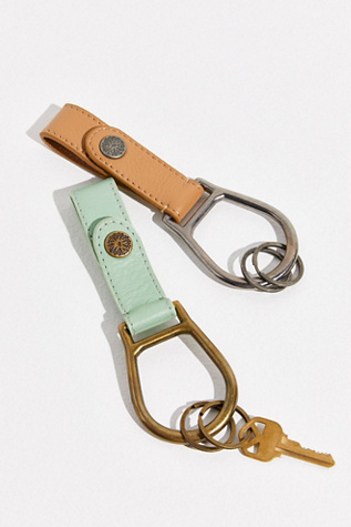 We The Free Derby Leather Keyring | Free People UK