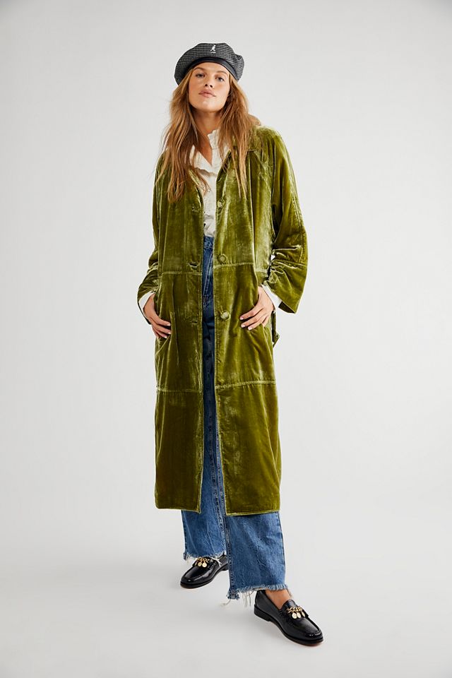 Adele Velvet Duster | Free People UK