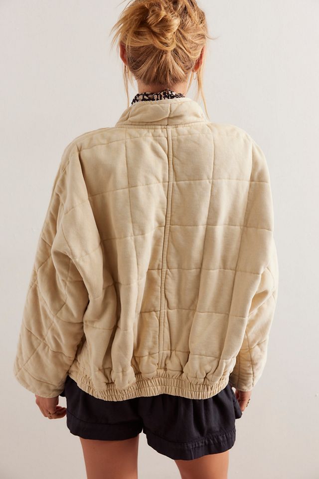 Dolman Quilted Knit Jacket | Free People UK