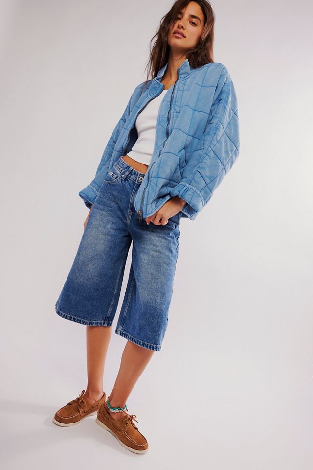 Dolman Quilted Knit Jacket | Free People