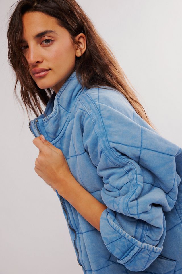 Dolman Quilted Knit Jacket | Free People