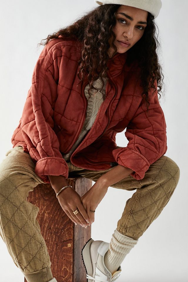 Dolman Quilted Knit Jacket | Free People