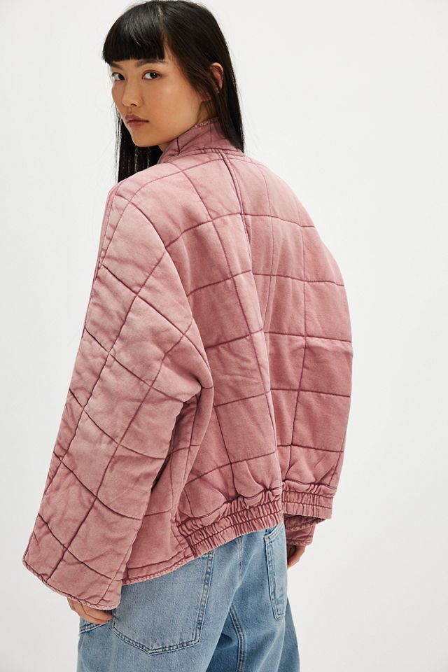 Dolman Quilted Knit Jacket | Free People