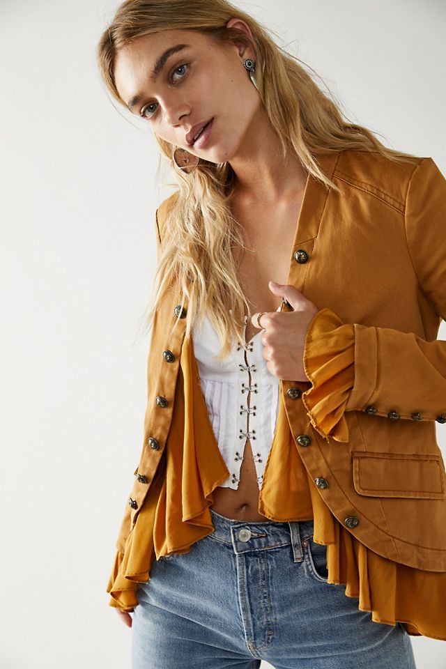 Ruffles Romance Jacket | Free People UK