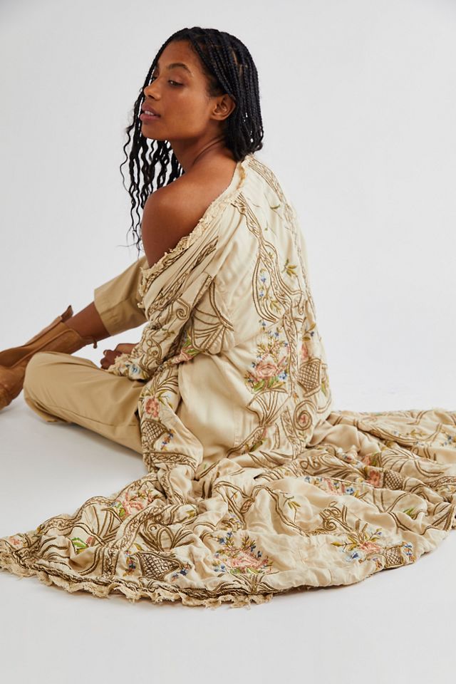 Magnolia Pearl Embroidered O'Leary Coat | Free People UK