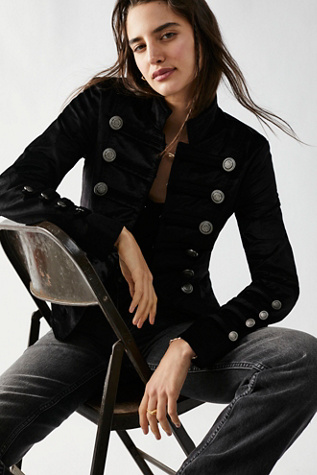Velvet Military Jacket | Free People